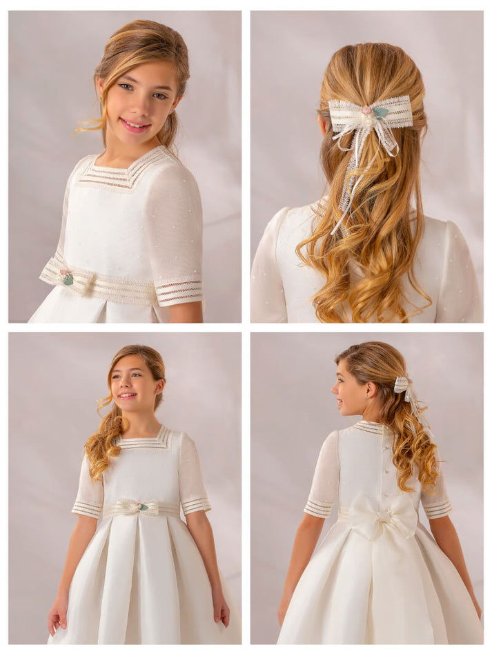 FIRST COMMUNION DRESS MODEL 4304: Classic First Communion Dress