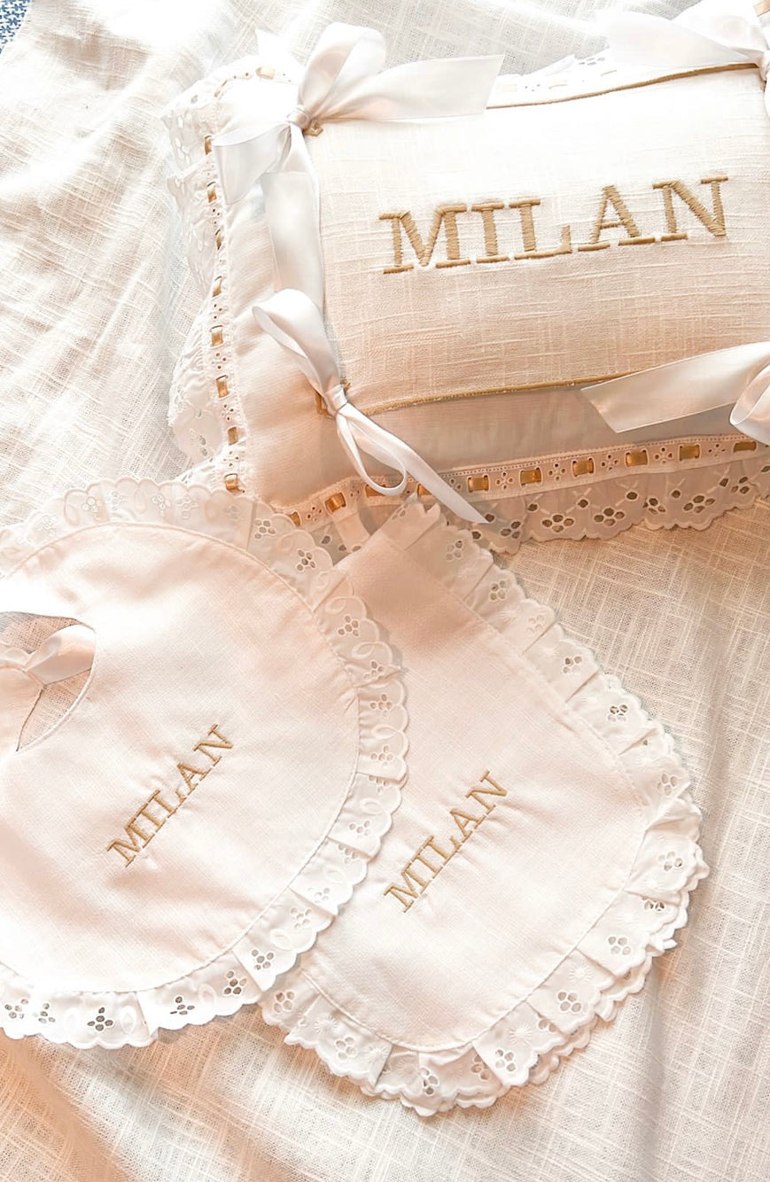 Beautiful Personalized Set with the Baby's Name